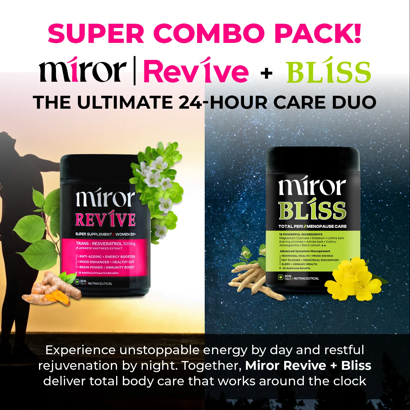 ¡Por demanda popular! Miror | Revive + Bliss - Solución de cuidado las ...